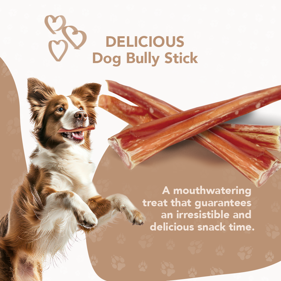Premium Bully Sticks for Dogs | Natural Beef